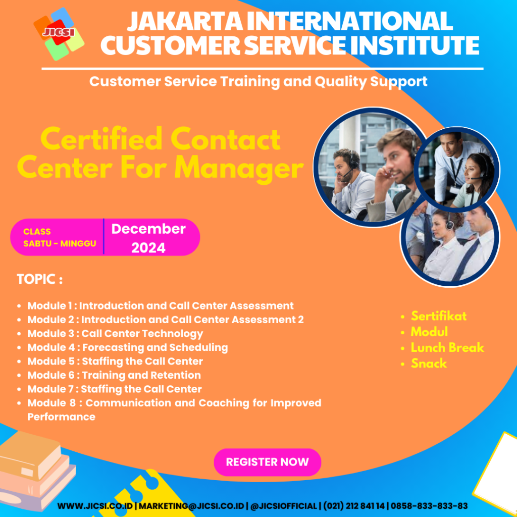Halaman Certified Contact Center for Manager – Jakarta International ... Halaman Certified Contact Center for Manager – Jakarta International ...
